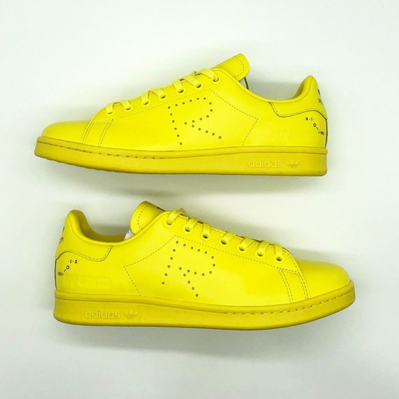 adidas | Shoes | Adidas Stan Smith X Raf Simon Men Yellow Leather Low ...